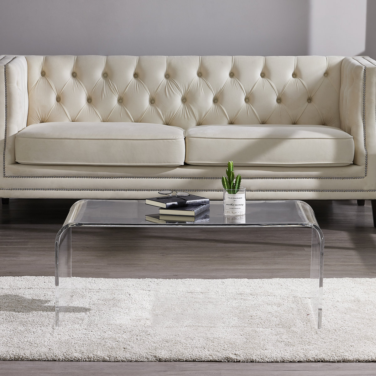 Ivy Bronx Safavieh Janeel Acrylic Coffee Table & Reviews | Wayfair